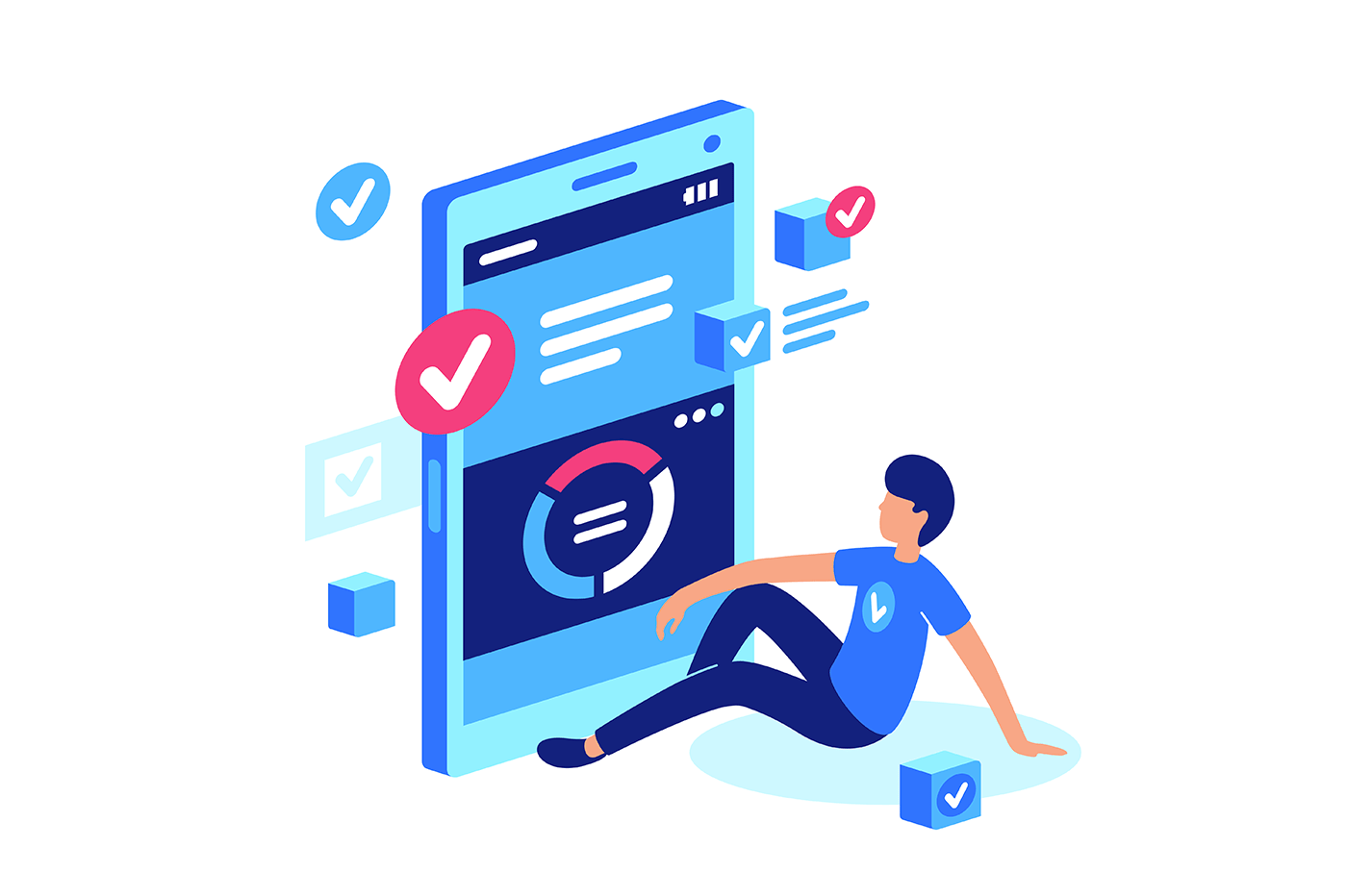 Task Manager Mobile Work Online System Kit8